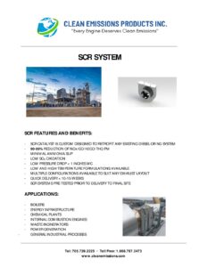 SCR Catalyst | Reduce NOx, CO, VOCs and More | Clean Emissions Products